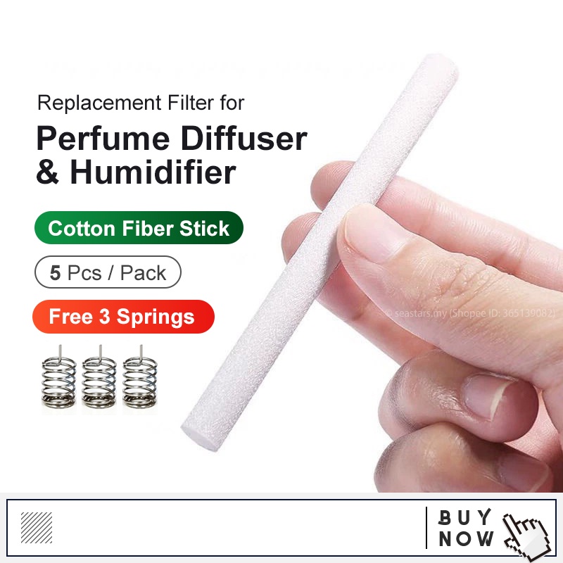 Smart Perfume Diffuser Sponges Refill Sticks Filter Wick Replacement ...