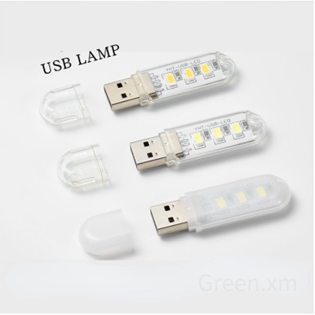 【ready stock】3 LED USB Light Portable Flexible Ultra Bright Mini ...