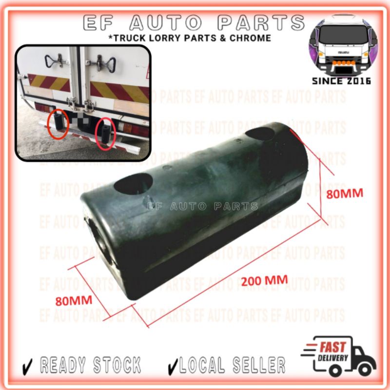 UNIVERSAL LORRY VAN BODY RUBBER STOPPER BUMPER LORI PENAHAN GETAH DOCK ...
