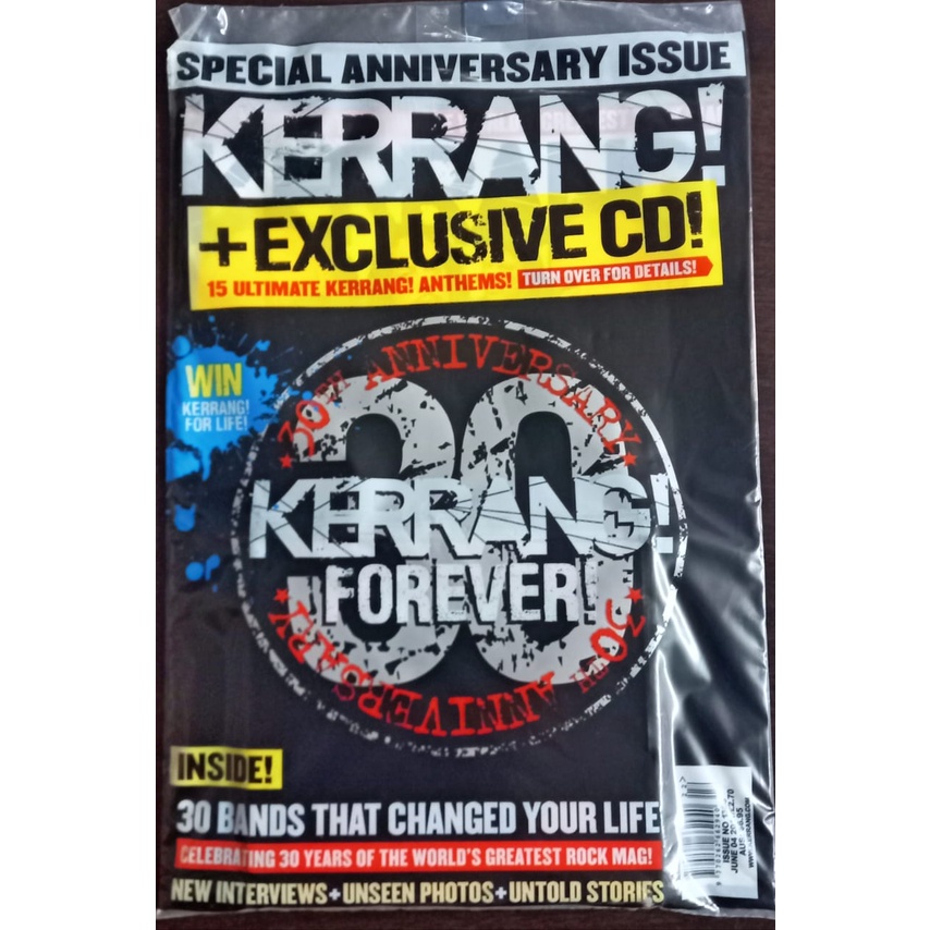 KERRANG! + Exclusive CD 30th Anniversary issue | Shopee Malaysia