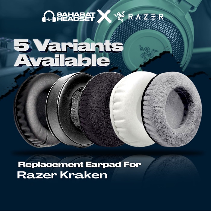 Earpad Ear Cushion Earcup Razer Kraken/Pro/Neon/Chroma Pads Pad ...