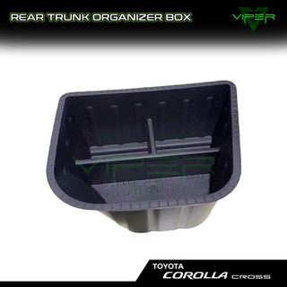Toyota Corolla Cross Rear Trunk Organizer Box Storage Boot Tray ...