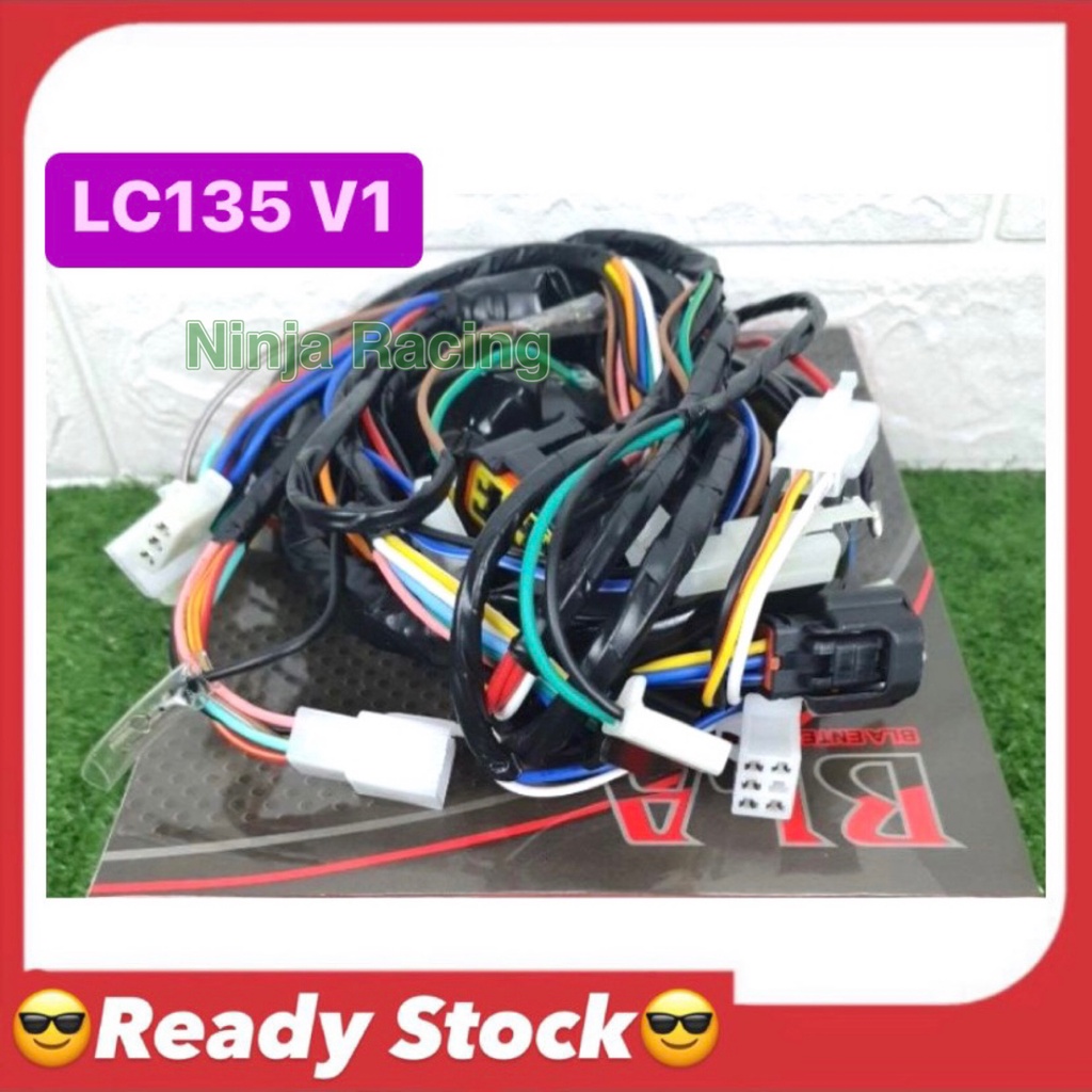 YAMAHA LC135 V1 HARNESS WIRING SET 1S8-H2590-00 135lc lc lcv1 old firsr ...