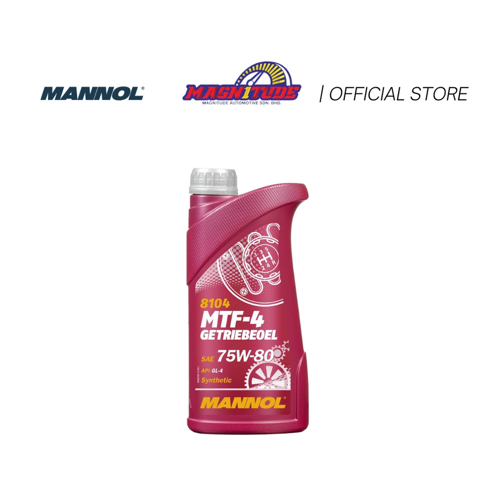 MANNOL ATF MTF-4 GETRIEBEOEL 75W-80 SYNTHETIC BASED 1L | Shopee Malaysia