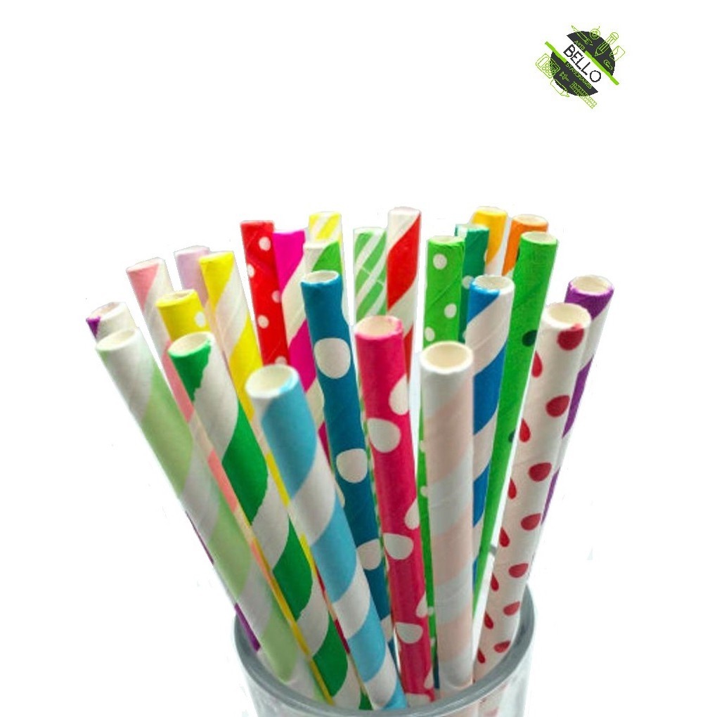 [DIY CRAFTS] Colorful Paper Straw For Diy Art And Craft 100pcs [ 6mm x ...