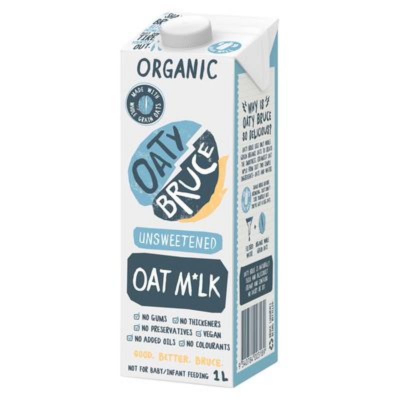Oaty Bruce Organic Unsweetened Oat Milk, 1Liter | Shopee Malaysia