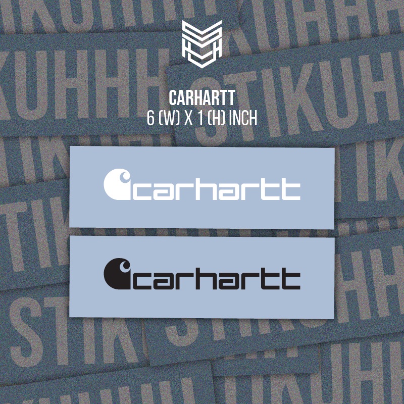 CARHARTT CAR DECAL AUTOMOTIVE / LAPTOP DIE-CUT VINYL STICKER | Shopee ...