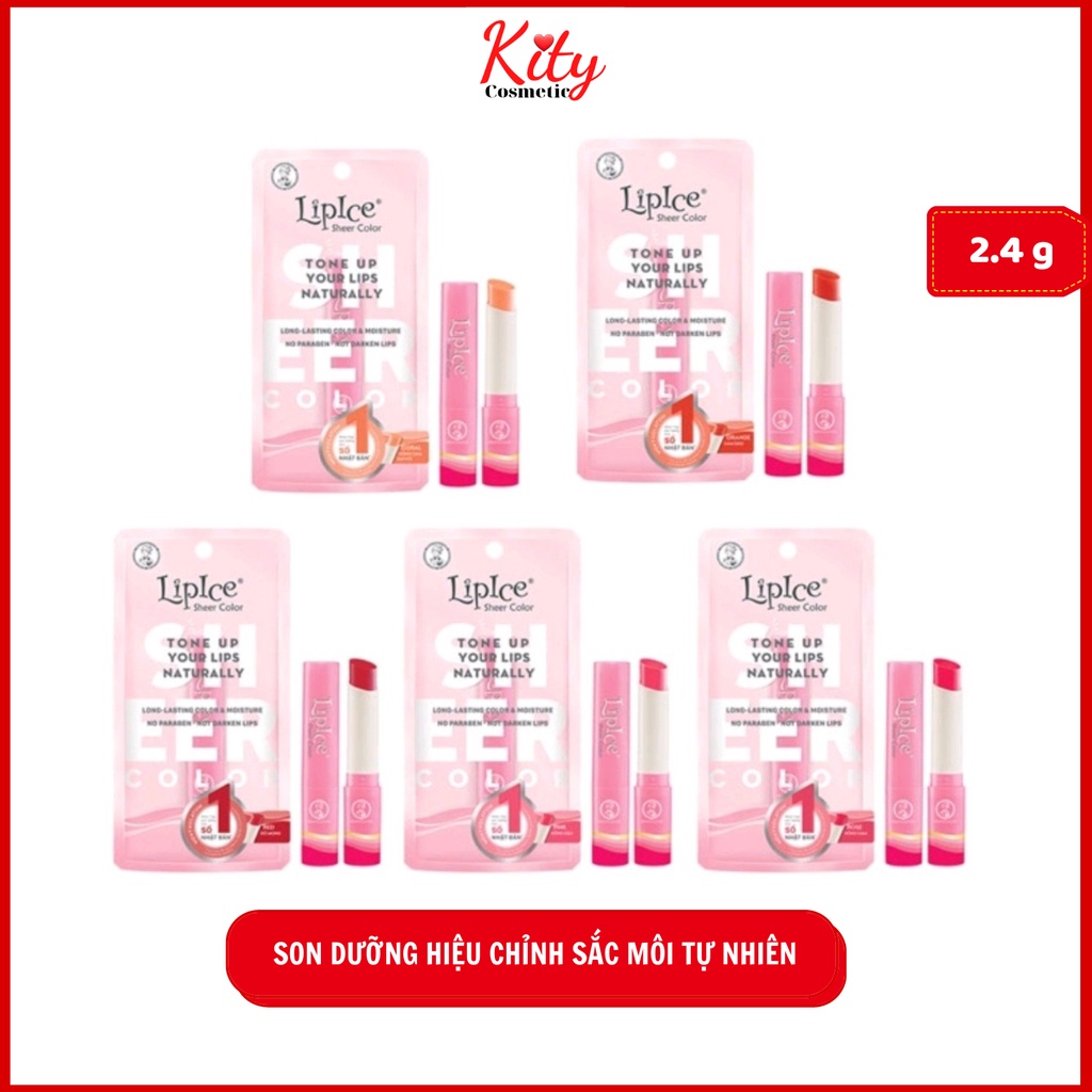 Lipice Sheer Color natural lip Color correcting balm 2.4g | Shopee Malaysia