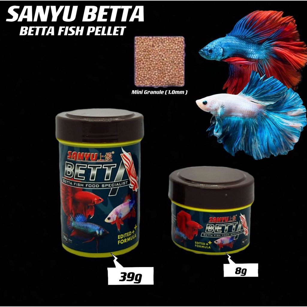 Sanyu Betta Fish food 8g / 39g Makanan Ikan Betta 斗鱼饲料 | Shopee Malaysia