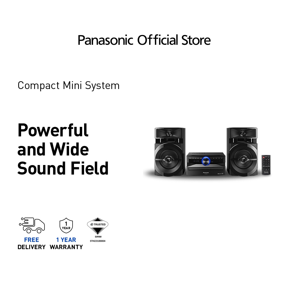 PANASONIC SC-UX100 HIFI SYSTEM 300W Bluetooth Speaker SC-UX100GSXK ...