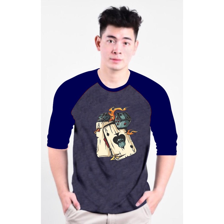 MEN'S RAGLAN T-SHIRTS DTF CARD M81 3/4 \ MEN'S RAGLAN T-SHIRTS 3\4 SLEEVES, MEN'S TOPS / KAOS ...