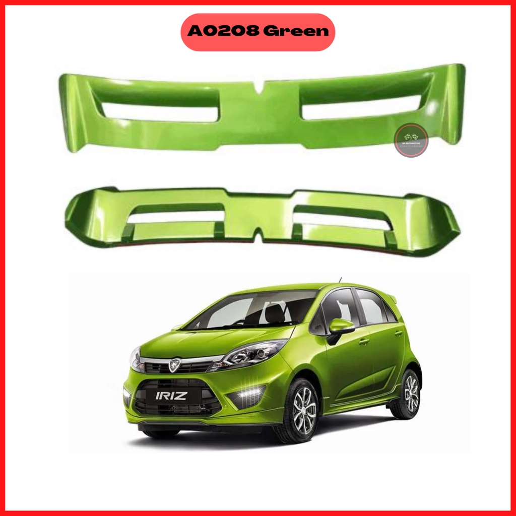 Proton Iriz 2014 ABS Rear Spoiler with Paint (100% Made in Malaysia ...