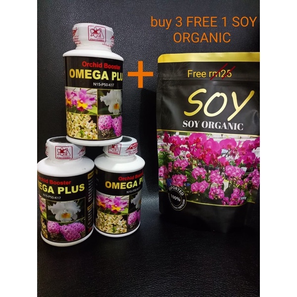 big sale fertilizer orchid booster OMEGA PLUS💯💯💯 BUY 3 🆓 1 | Shopee ...