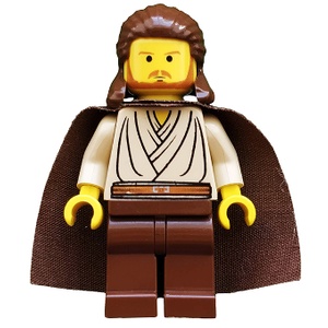 LEGO MINIFIGURE sw0027 Star Wars Qui-Gon Jinn (Yellow Head) | Shopee ...