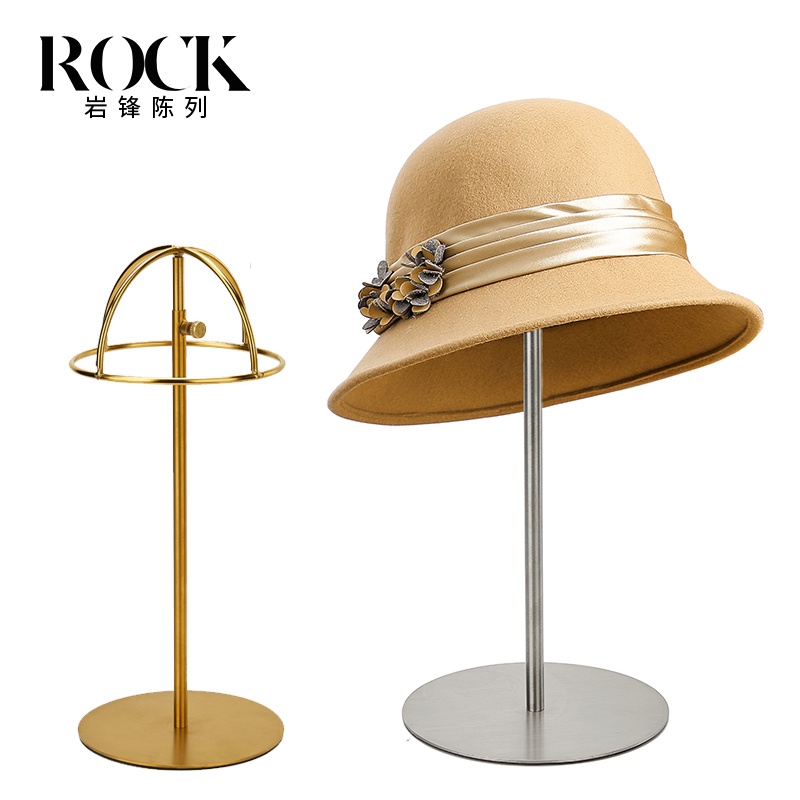 cos simple stainless steel hat display rack hat bracket wall hat rack ...