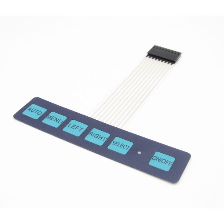 1x5 1x6 Matrix Array 5/6 Key Membrane Switch Keypad Keyboard with LED ...