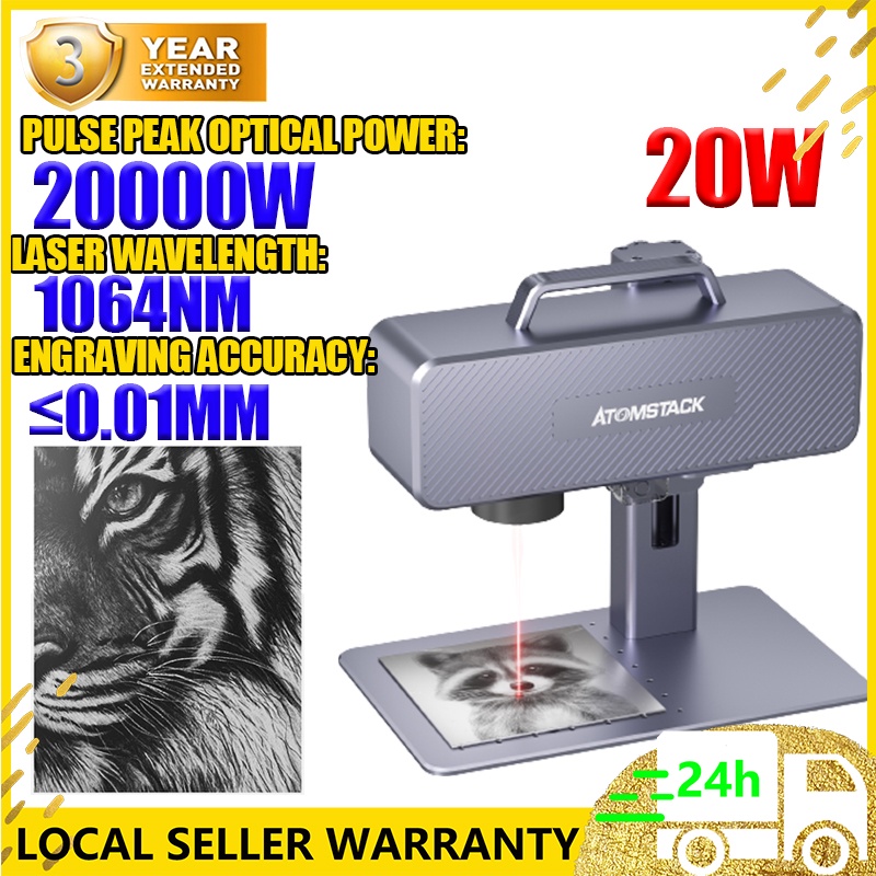 ATOMSTACK M4 Infrared Laser Marking Machine 2 in 1 Laser Engraver ...