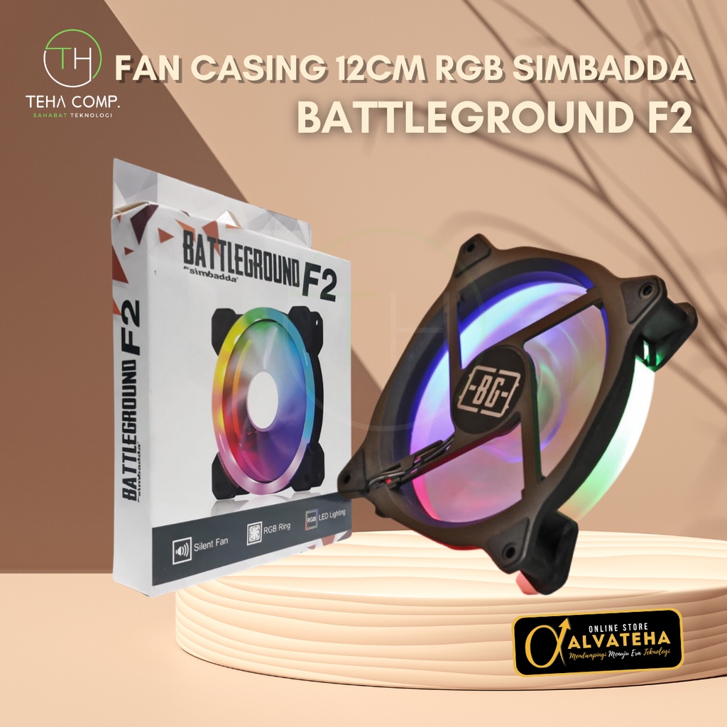 Simbadda RGB F2 Gaming Case Fan | Shopee Malaysia