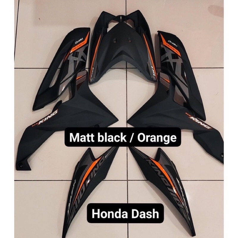 COVERSET HLD HONDA DASH 110 V1 MX KING | Shopee Malaysia