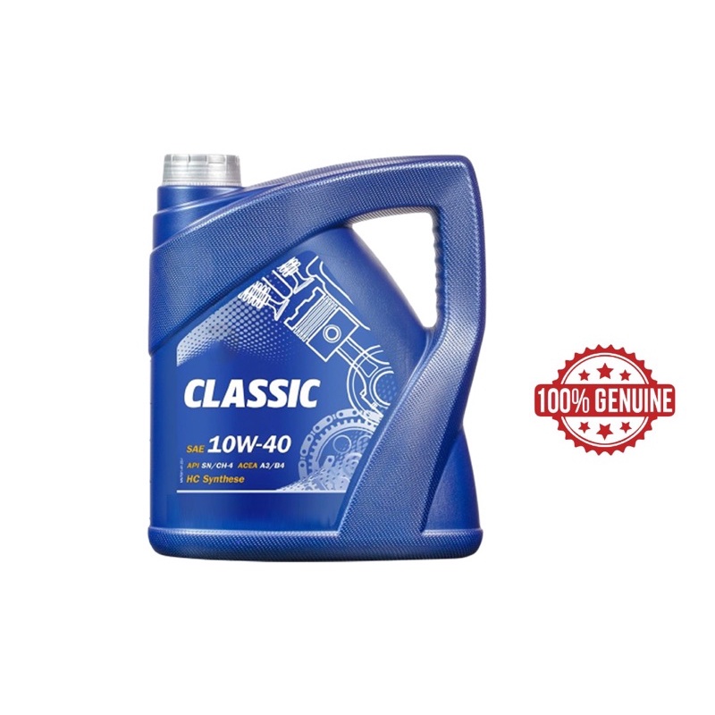 mannol Classic Semi Synthetic 4 Liter Engine Oil (Germany) | Shopee ...