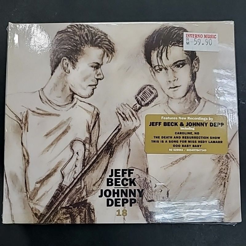Jeff Beck & Johnny Depp - 18 (CD) | Shopee Malaysia