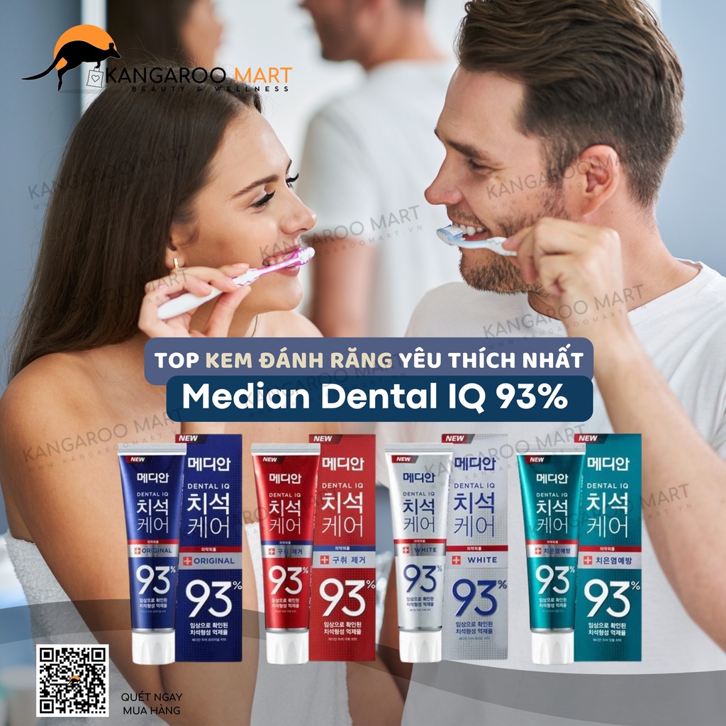 Median Dental IQ 93% Korean toothpaste 120g | Shopee Malaysia
