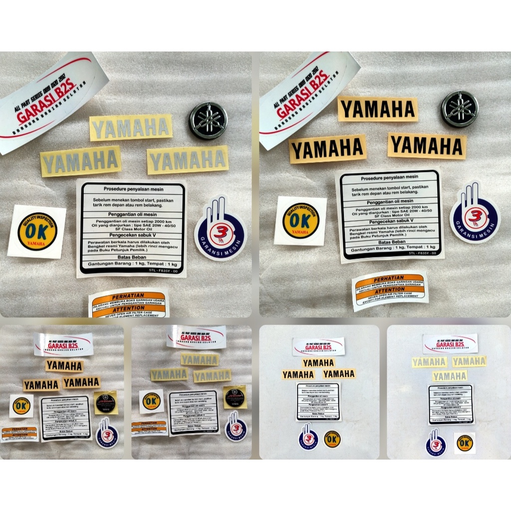 Procedures detail stickers, complement restoration stickers, okay ...