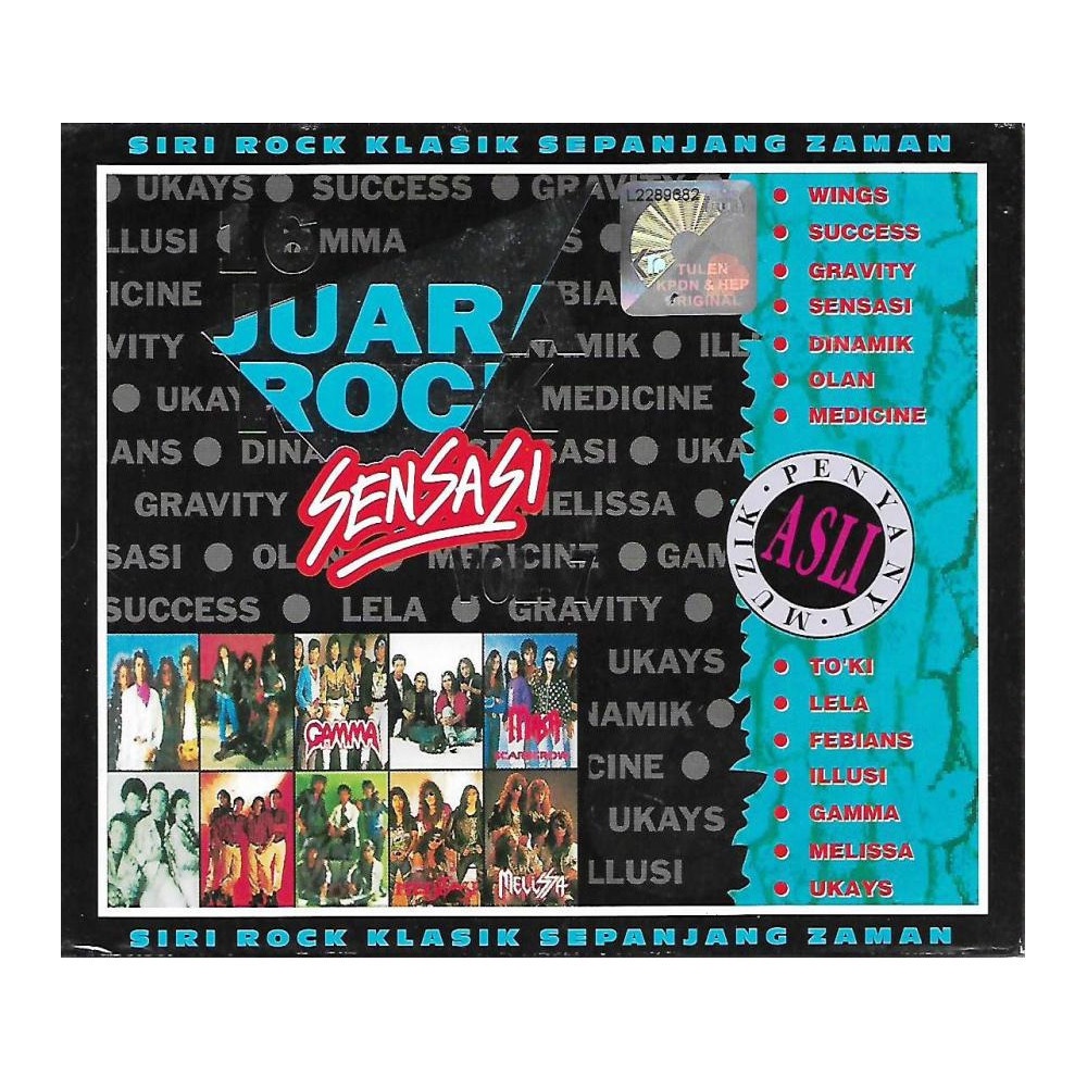 16 Juara Rock Sensasi Vol.7 CD Original Artist Siri Rock Klasik ...