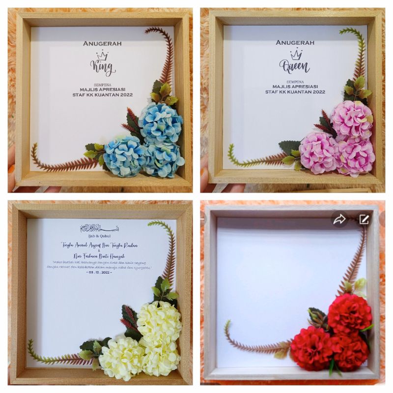 🔥READY STOCK🔥GUBAHAN FRAME DUIT HANTARAN MURAH BAJET BUNGA CANTIK ...