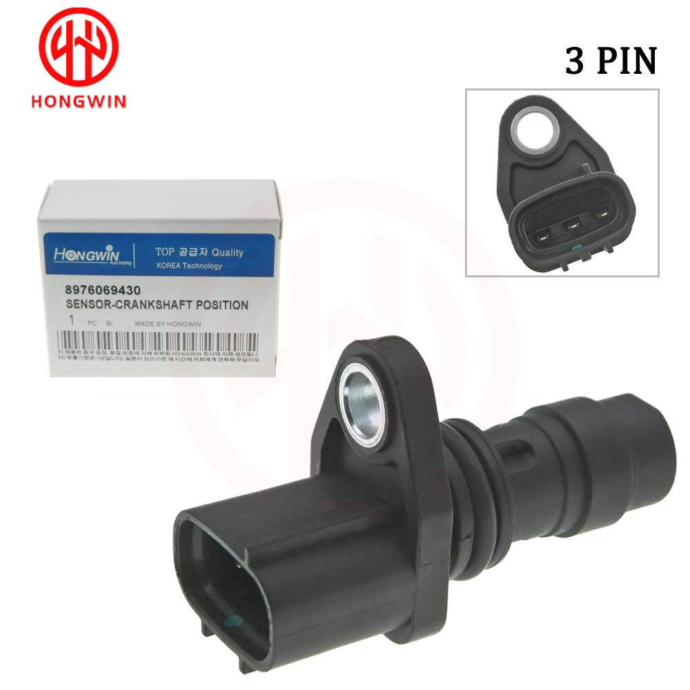 8976069430 39350-45700 949979-130 Engine Crankshaft Position Sensor For ...