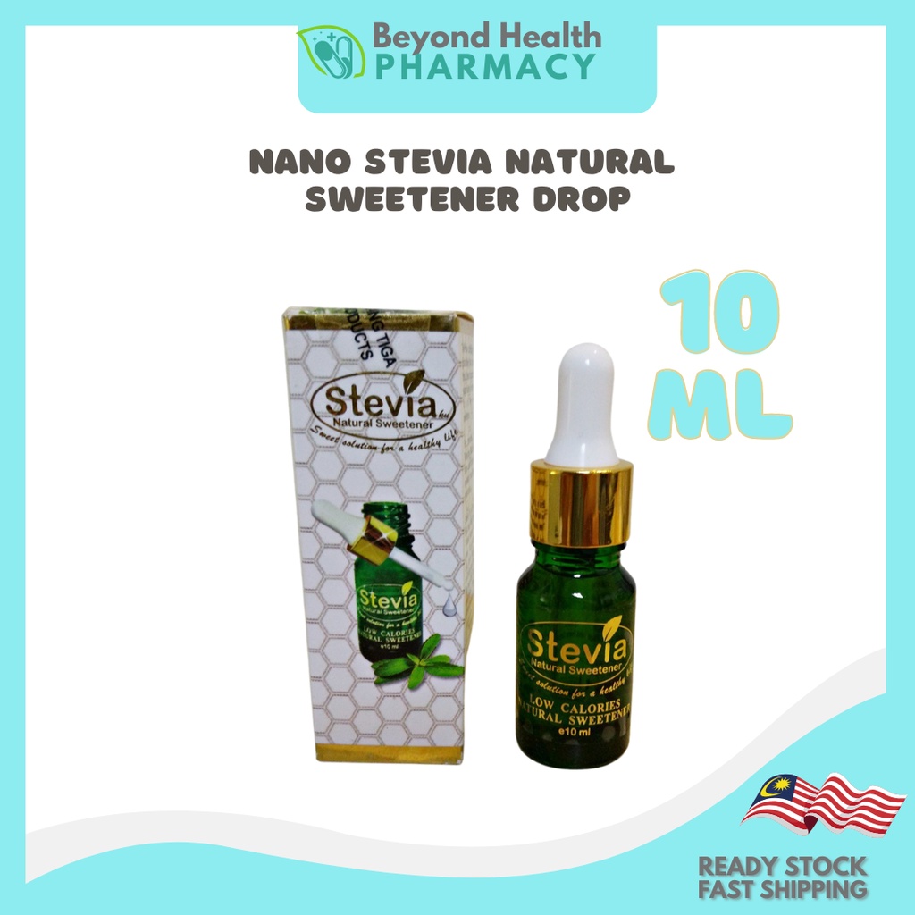 NANO STEVIA SWEETENER DROP 10ML | Shopee Malaysia