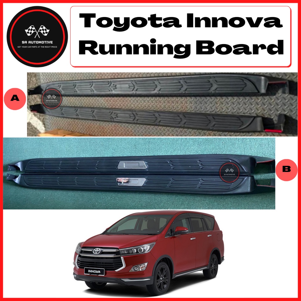 Toyota Innova 2016 2017 2018 2019 2020 Side Step Running Board Sill ...