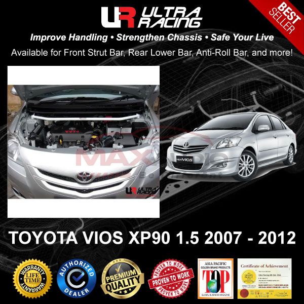 TOYOTA VIOS Dugong NCP93 2007- 2012 ULTRA RACING Front Rear Strut Anti ...