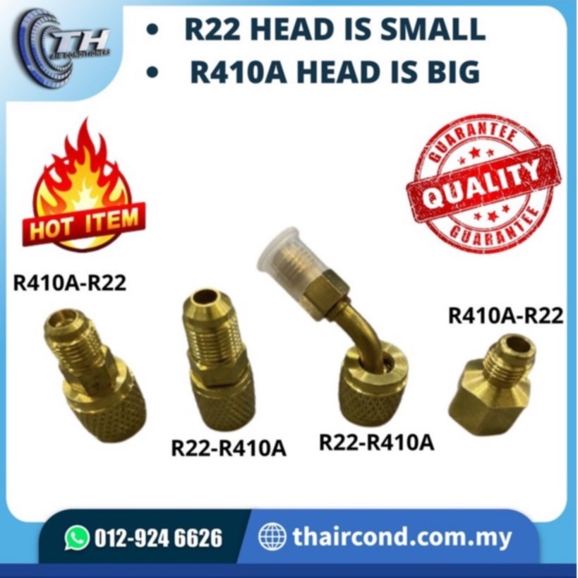 Adapter R22 to R410a Adapter R410a to R22 Charging Hose R134a R32 R22 ...
