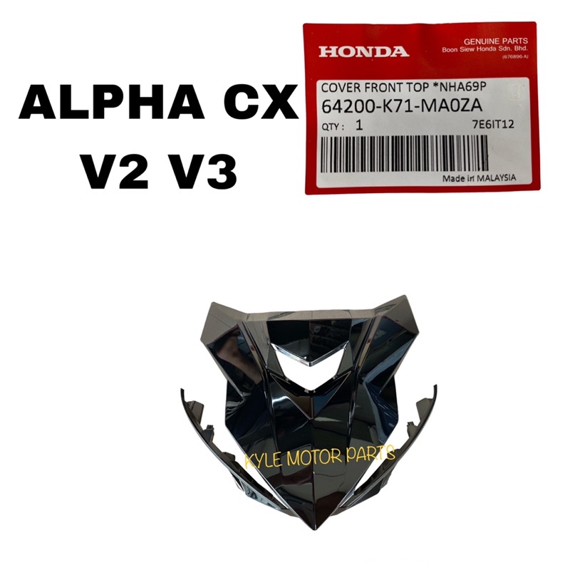 ALPHA WAVE110-CX V2 V3 HORN COVER BLACK ORIGINAL HONDA 100% | Shopee ...