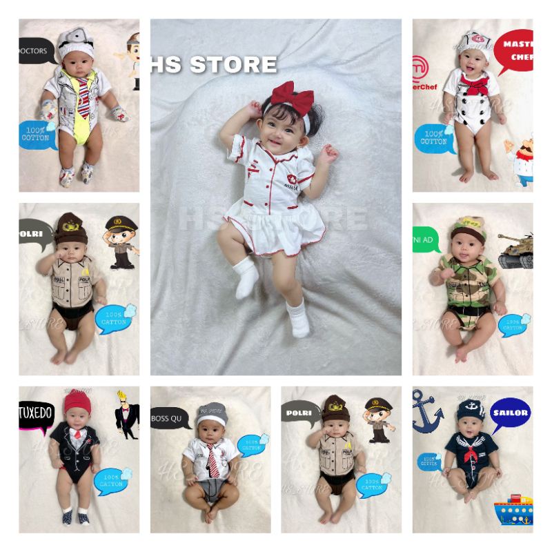 ! Baby Profession JUMPSUIT/BABY Clothes/BABY Clothes/BABY Jumpers/BABY ...