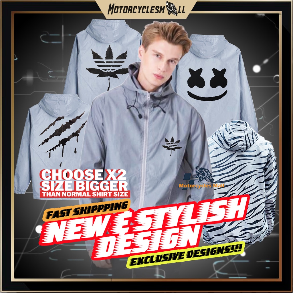 Kuga Monster ADI Marshmellow Night Reflective Jacket Light Safety Jaket ...