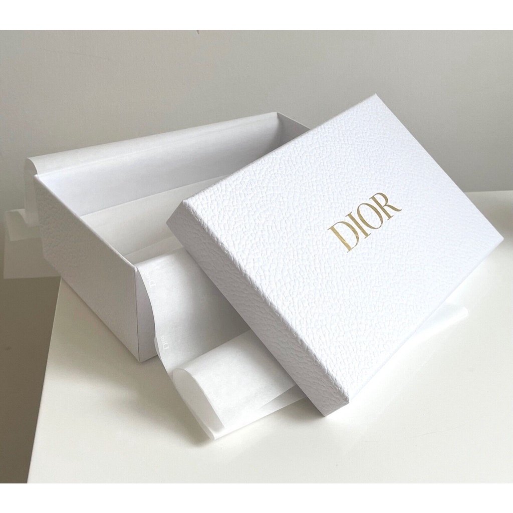 CHRISTIAN DIOR GOLD WORDING EMPTY WHITE GIFT BOX | Shopee Malaysia