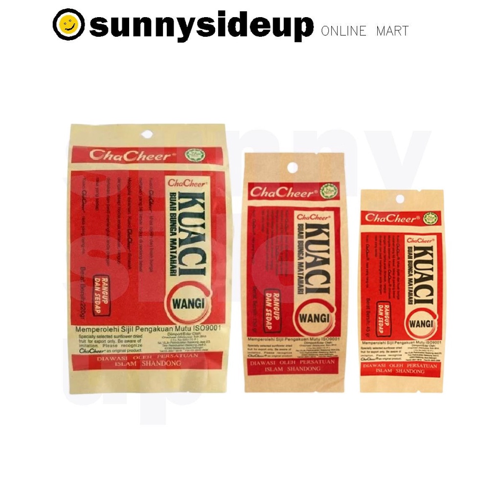 [SUNNY] ChaCheer Kuaci Sunflower Seeds 40g | 100g | 220g | Shopee Malaysia