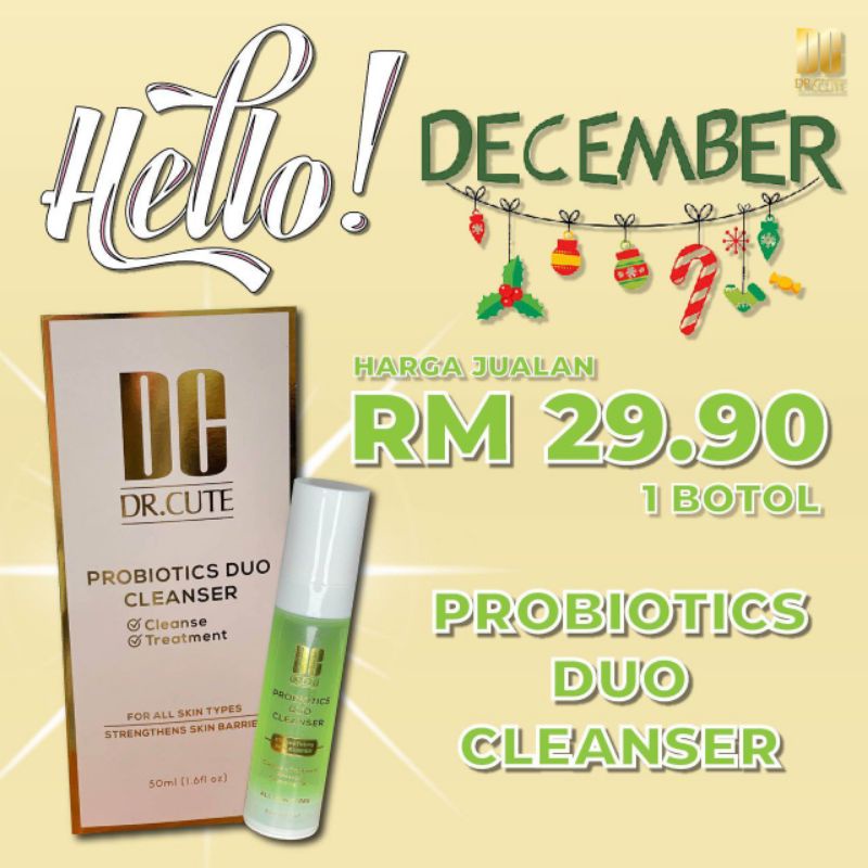🔥PROBIOTIC DUO CLEABSER DR CUTE🔥 | Shopee Malaysia
