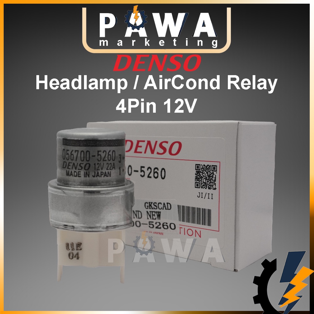 Pawa Original Genuine Denso 12V 4Pin Round Relay Toyota Mitsubitshi ...