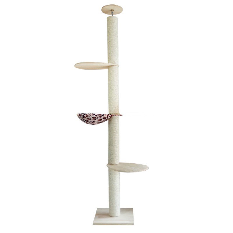 ptKing tai yi Luxury Cat Climbing Frame-Way Pillar Cat Nest Cat Climber ...