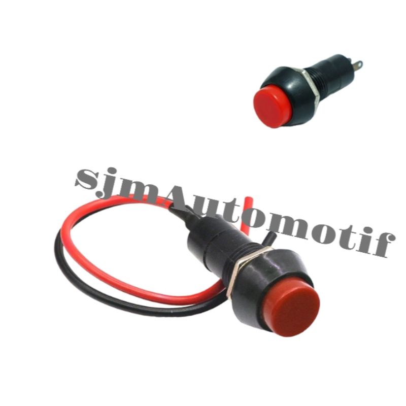TOMBOL Round on off push button switch + cable (PNP) | Shopee Malaysia