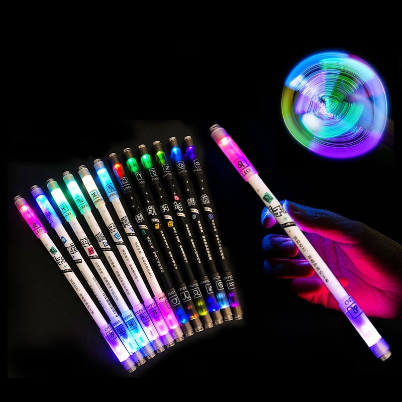 Glowing art spinning pen with color-changing Led spinning pen - Lion ...