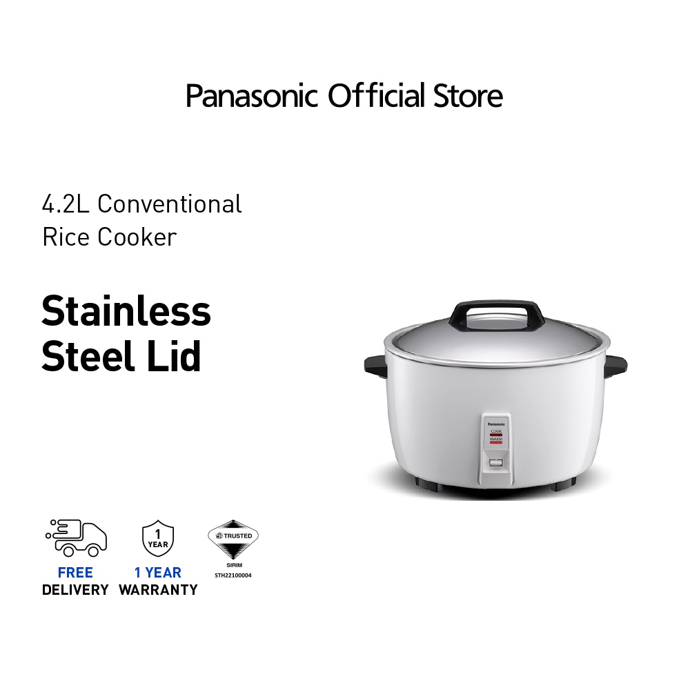 PANASONIC SR-GA421 Rice Cooker 4.2L Keep Warm SR-GA421WSKN Large ...