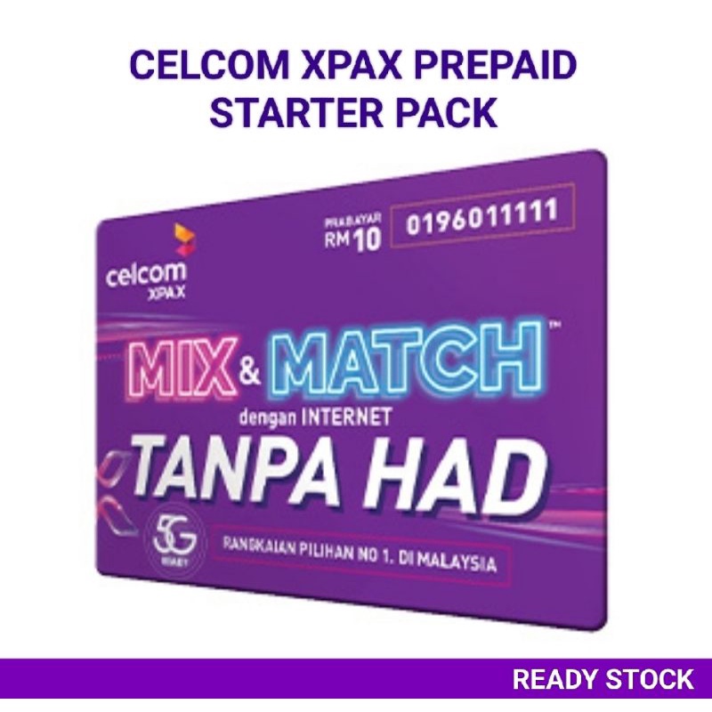 Celcom 5G Xpax Prepaid Simcard Unlimited (Ready Stock) | Shopee Malaysia
