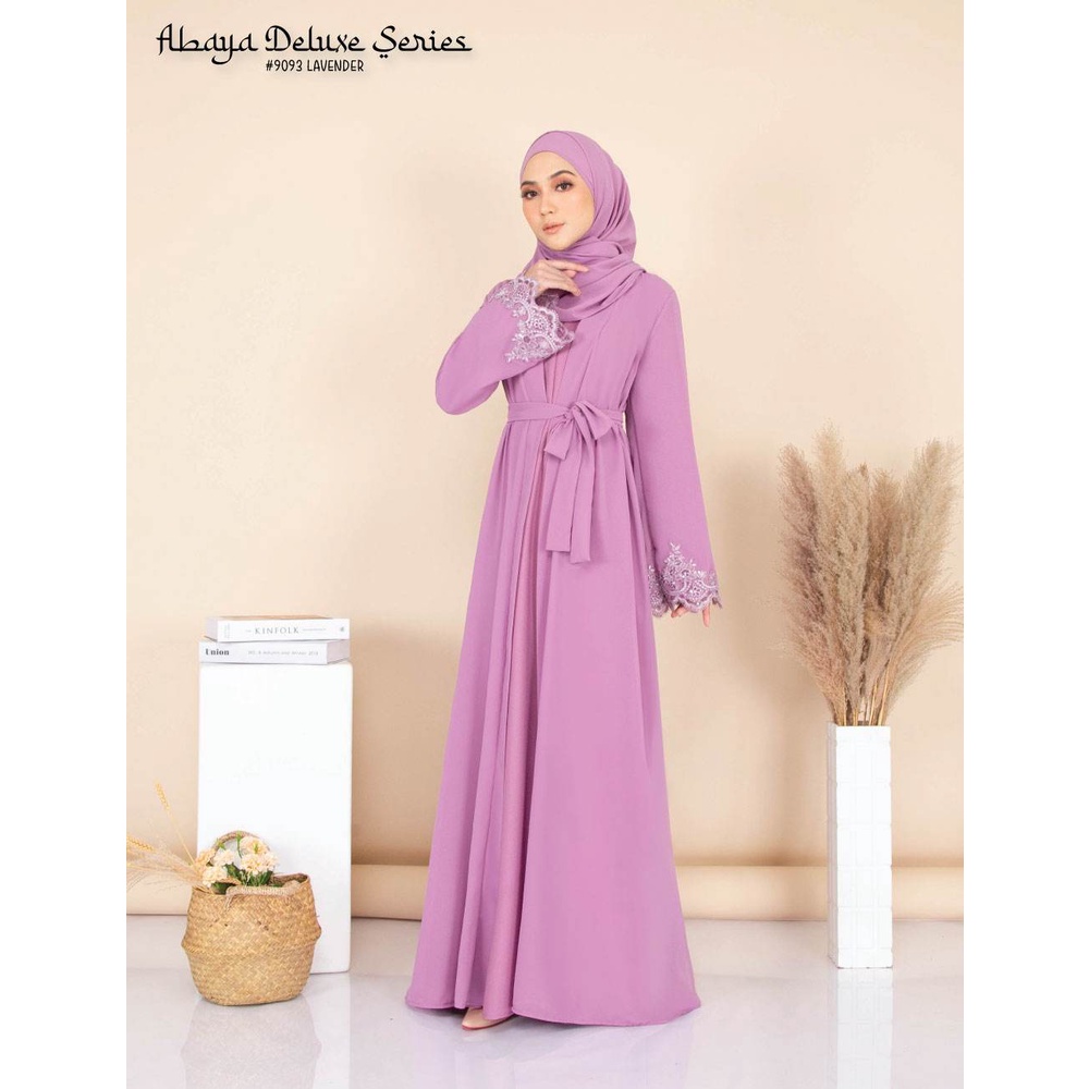 CHICCHOC l ABAYA DELUXE SERIES 9093 BAJU RAYA READY STOCK | Shopee Malaysia