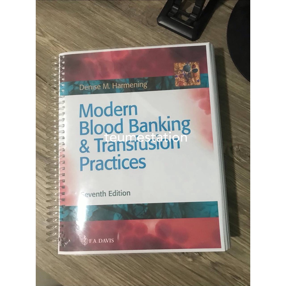 Modern Blood Banking & Transfusion Practices, 7th Edition | Shopee Malaysia