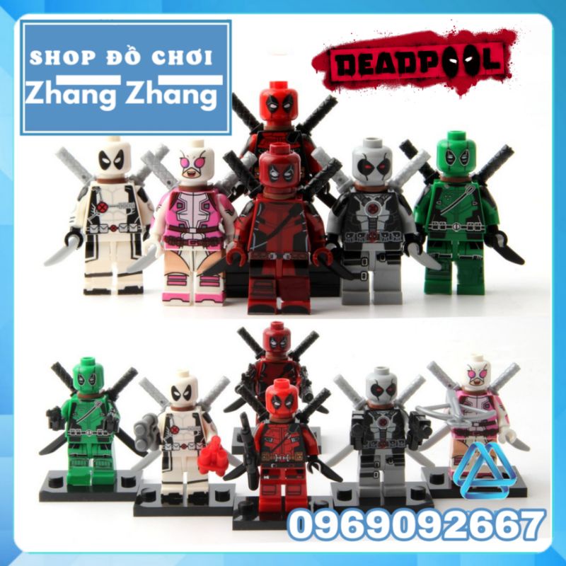 Puzzle toy Family collection Gwen pool Deadpool Minifigures Dcool Jisi ...
