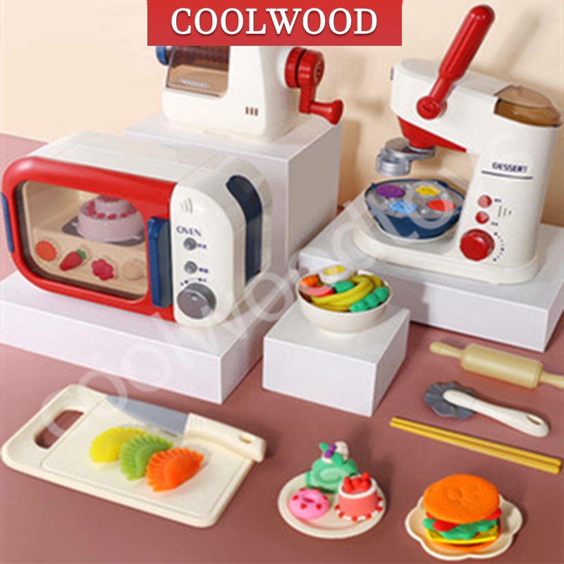 Play Doh Kitchen Toys Playset Clay Play Dough Slime Set Children Gift ...